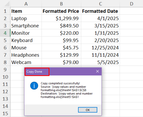 6 Ways to Copy Values and Number Formatting in Microsoft Excel | How To Excel