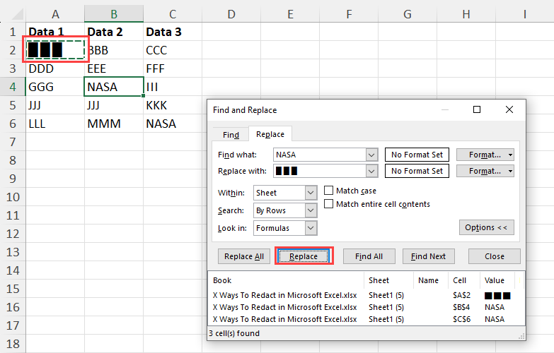 5 Ways to Redact in Microsoft Excel | How To Excel